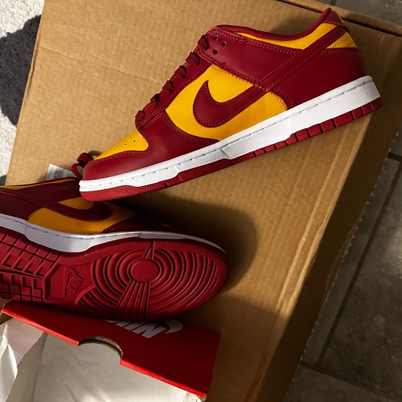 Nike | Shoes | Nike Dunk Low Retro Midas Gold Sneakers Men Sz 8 | Poshmark